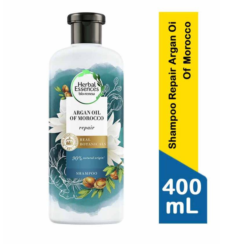 Jual Herbal Essences Shampoo Repair Argan Oil Of Morocco 400mL | Shopee Indonesia