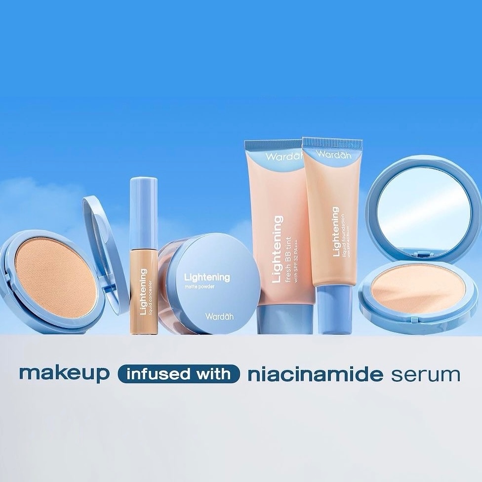 Jual WARDAH Lightening Makeup Series Indonesia / Liquid Foundation ...