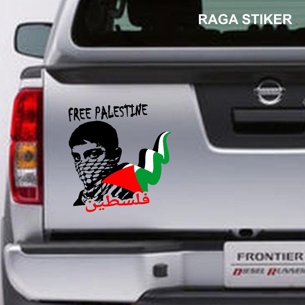 Jual sticker palestine bagasi mobil sticker cuting free palestine keren ...