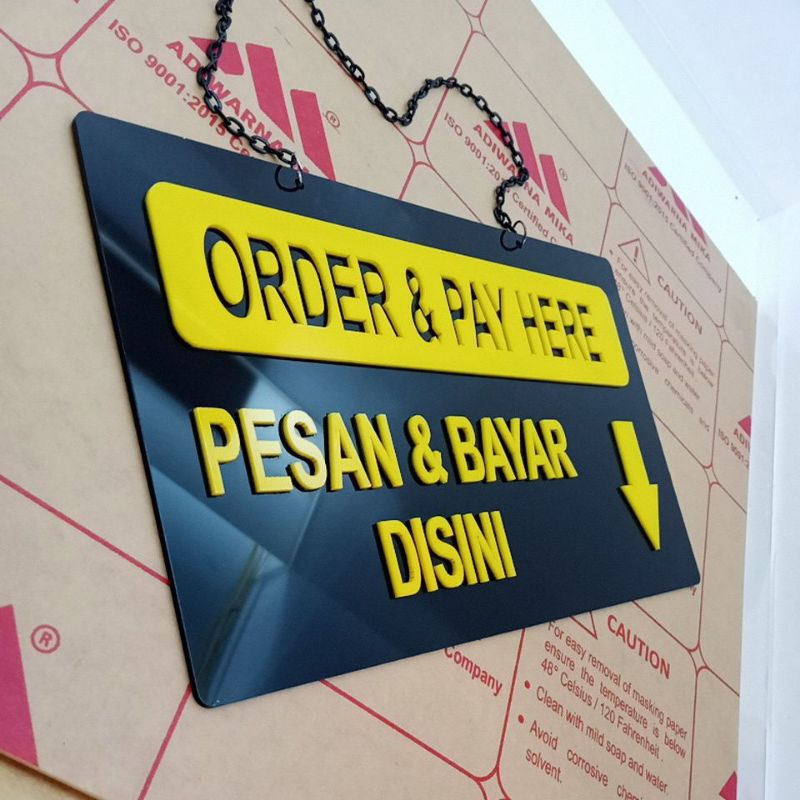 Jual Order & Pay Here Pesan & Bayar Disini Sign In acrylik Timbull ...