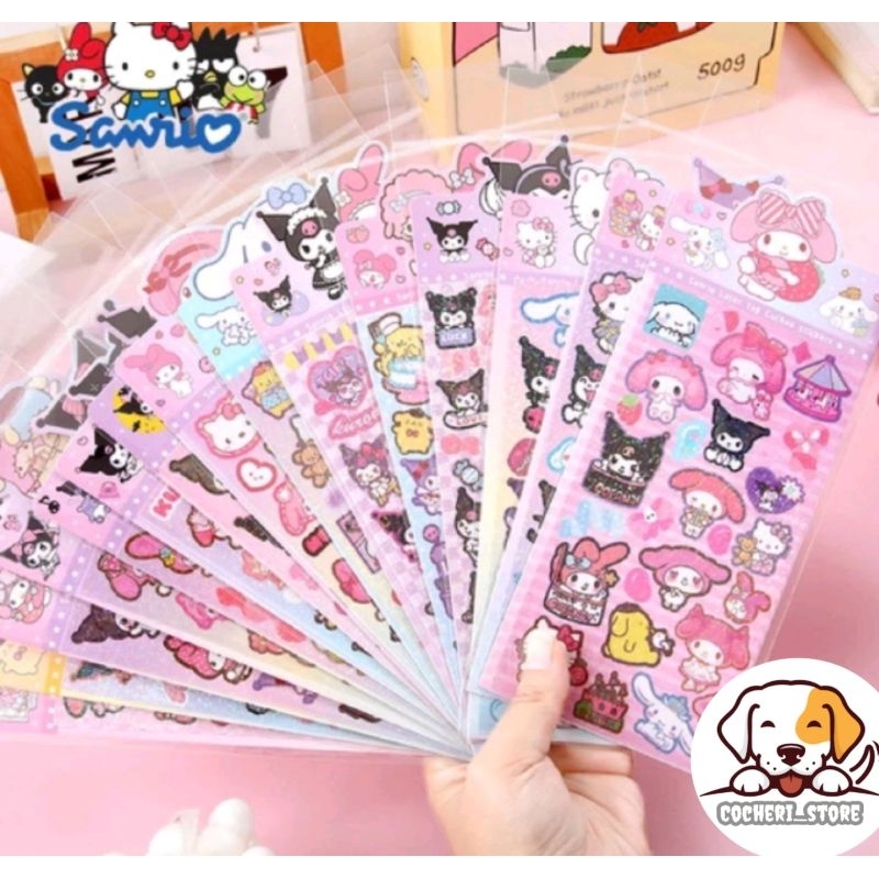 Jual Stiker sanrio motif kuromi dan melody | Shopee Indonesia