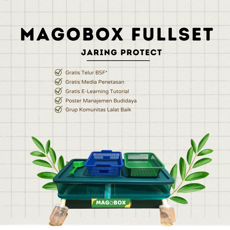 Jual Magobox FULLSET Maggot In The Box Paket Budidaya Maggot Lengkap ...