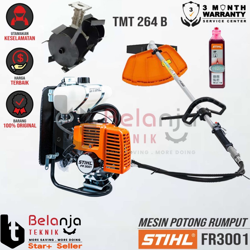 Jual Stihl Mesin Potong Rumput Gendong FR 3001 + Tasco Tiller TMT 264 B | Shopee Indonesia