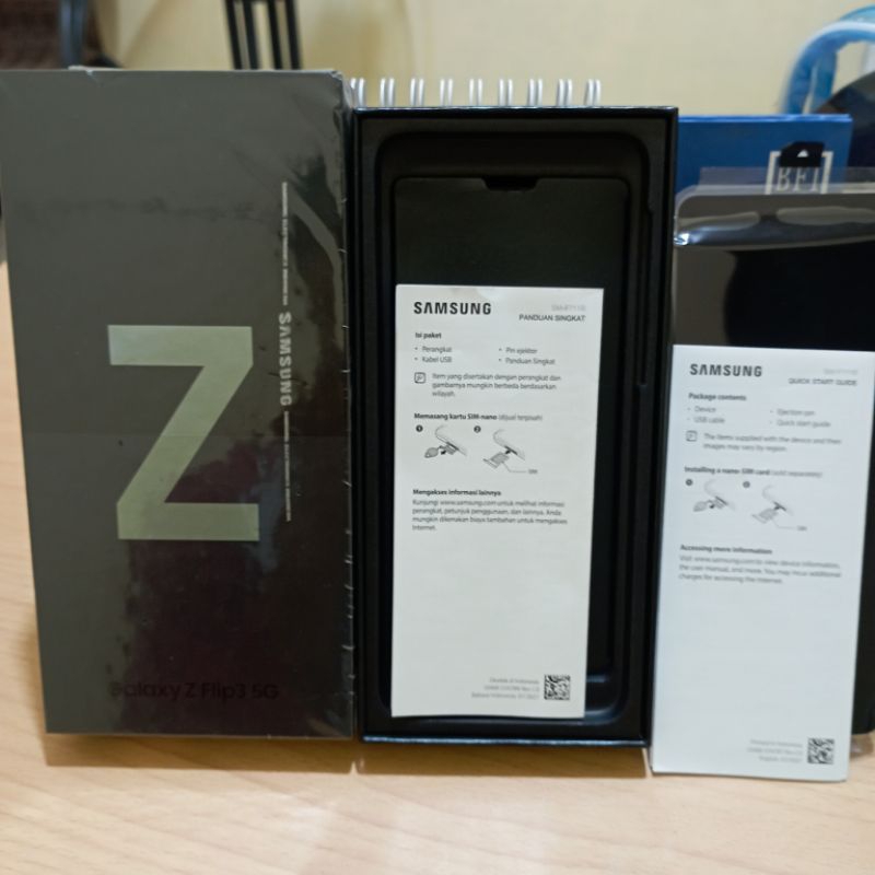 Jual Dus Box Samsung Galaxy Z Flip 3 Cream SEIN Original | Shopee Indonesia