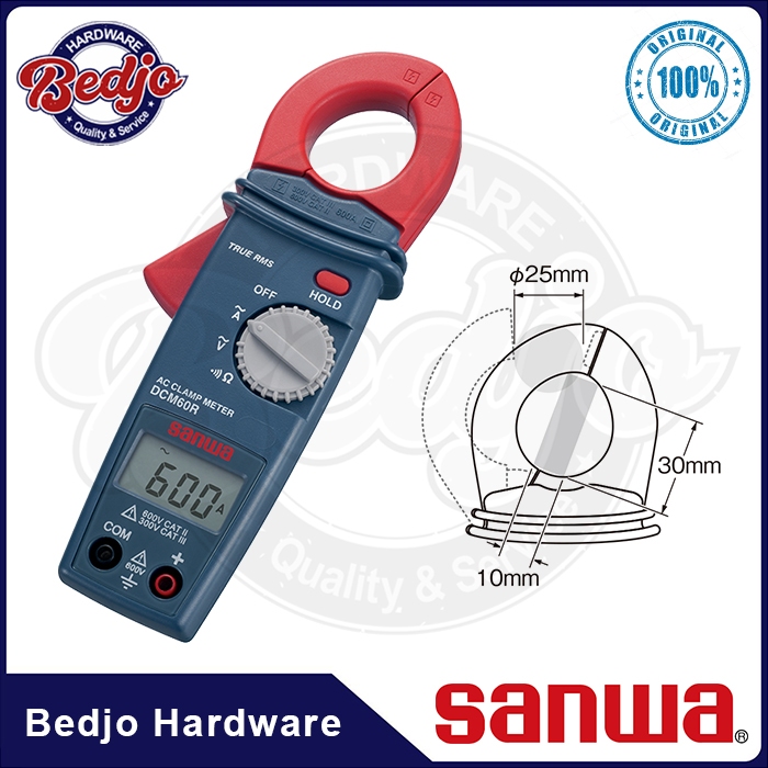 Jual Tang Ampere Digital SANWA DCM60R - Digital Clamp Meter | Shopee ...