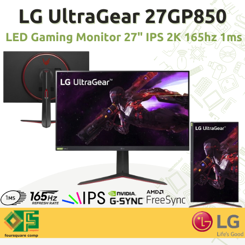 Jual LG UltraGear 27GP850 LED Gaming Monitor 27 Inch IPS 2K 1ms 165Hz G ...