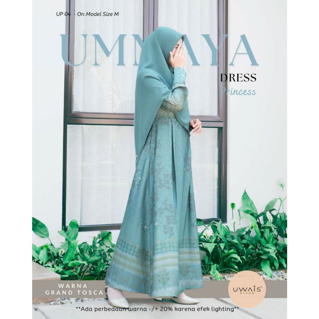 Jual UWAIS - Ummaya Dress Princess Mom | Gamis Muslimah Dewasa | Sarimbit Lebaran Family Set ...