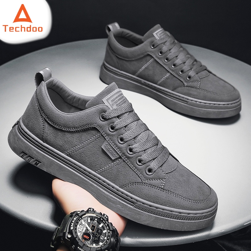 Jual Techdoo Sepatu Sneakers Pria Kekinian Sepatu Sport Pria Men Shoes Kasual Sepatu Kets ...