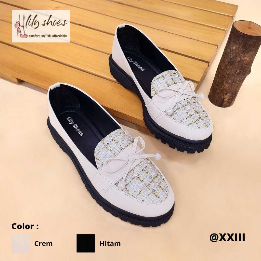 Jual LILY SHOES - Imelda Sepatu Wanita Loafer Docmar Korean Style ...