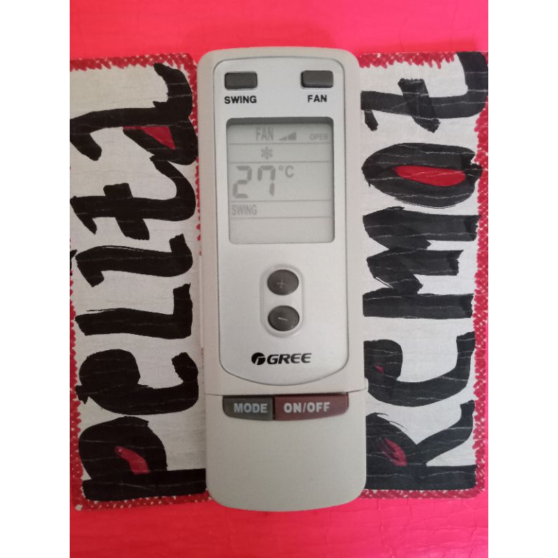 Jual REMOTE REMOT AC GREE INVERTER R32 ORIGINAL TERLENGKAP | Shopee ...