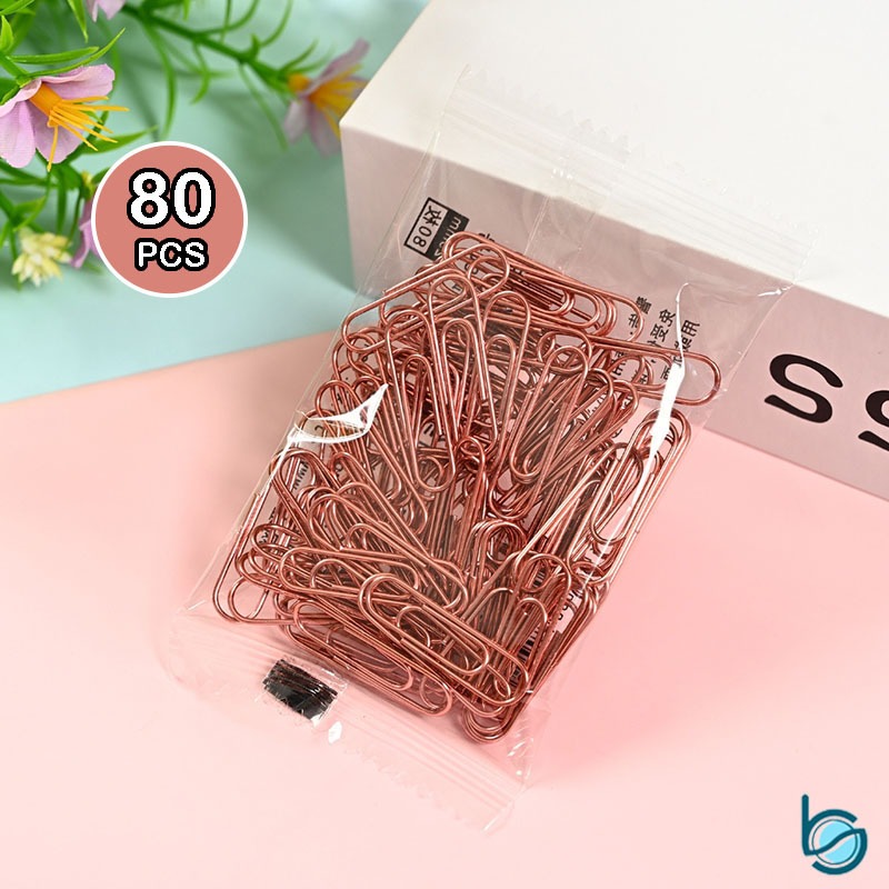Jual Paper Clip Warna Metalic/Penjepit Kertas Besi Warna Metalik Clip ...