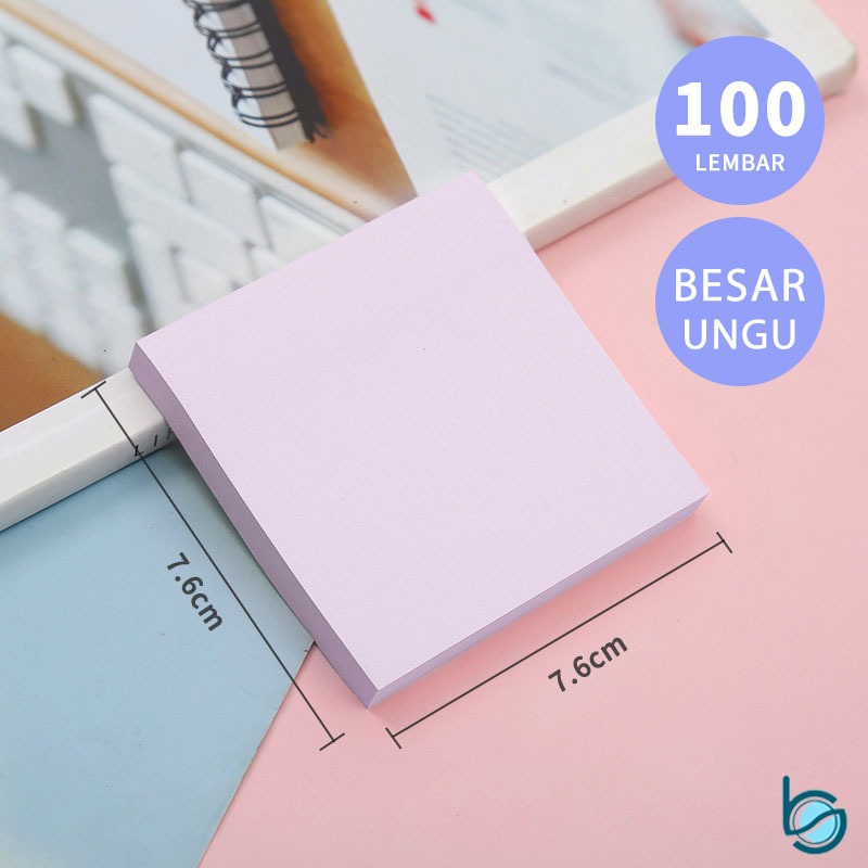 Jual COD STICKY NOTE POLOS / STICKY NOTES PENANDA HALAMAN / STICK NOTE ...