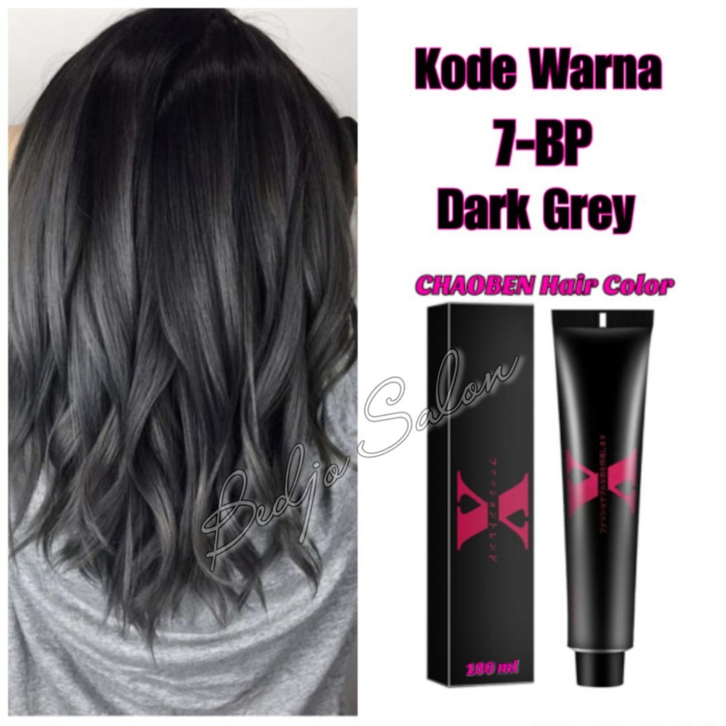 Jual KODE 7-BP DARK GREY CHAOBEN Japan Hair Color Cream Cat Rambut ...