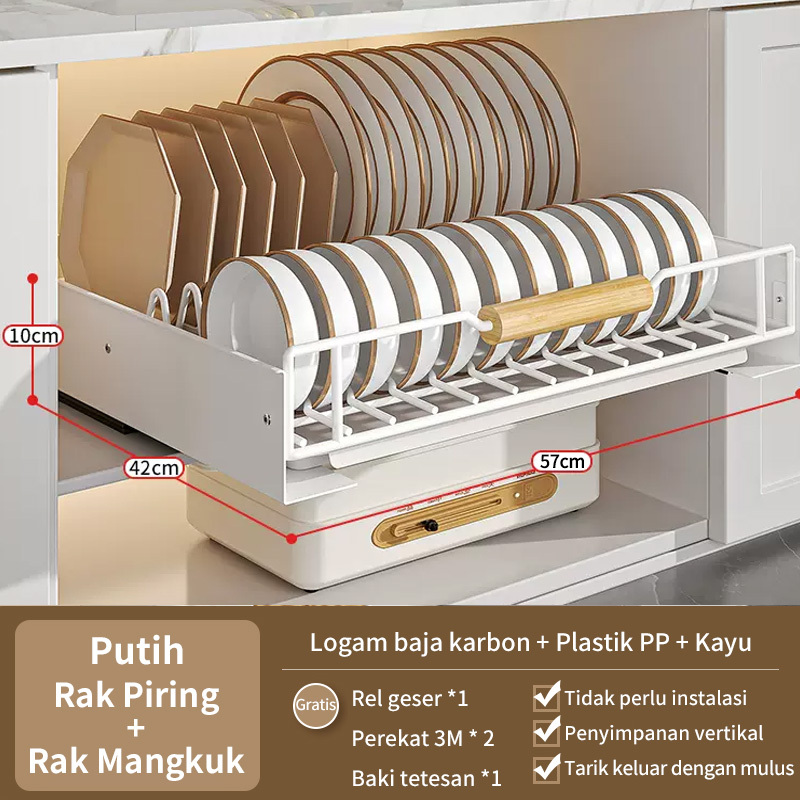 Jual Rak Piring Organizer Dapur Perapi Piring Lemari Berkualitas ...