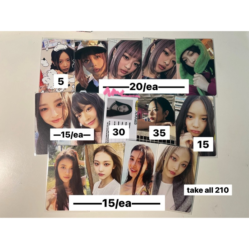 Jual photocard newjeans hanni danielle haerin blue book 1st episode ...