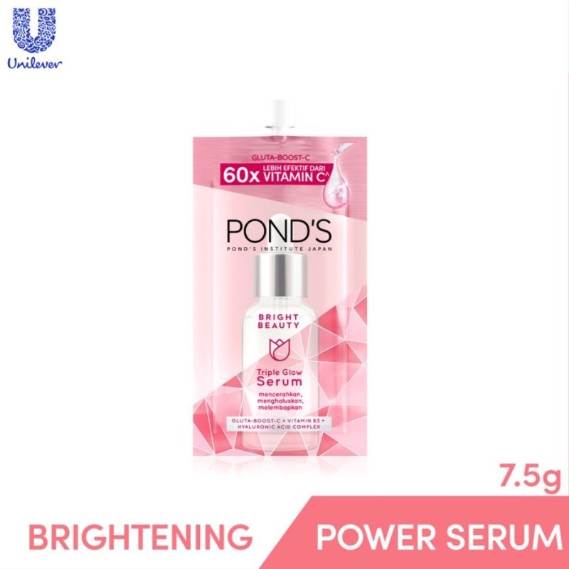 Jual (BOSS) (SACHET) PONDS Bright Beauty Triple Glow Serum 7.5g ...