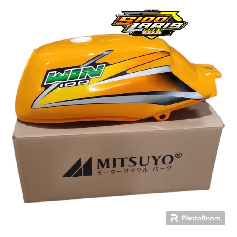 Jual Tangki honda win 100 orange set stiker-tangki honda win 100 warna ...