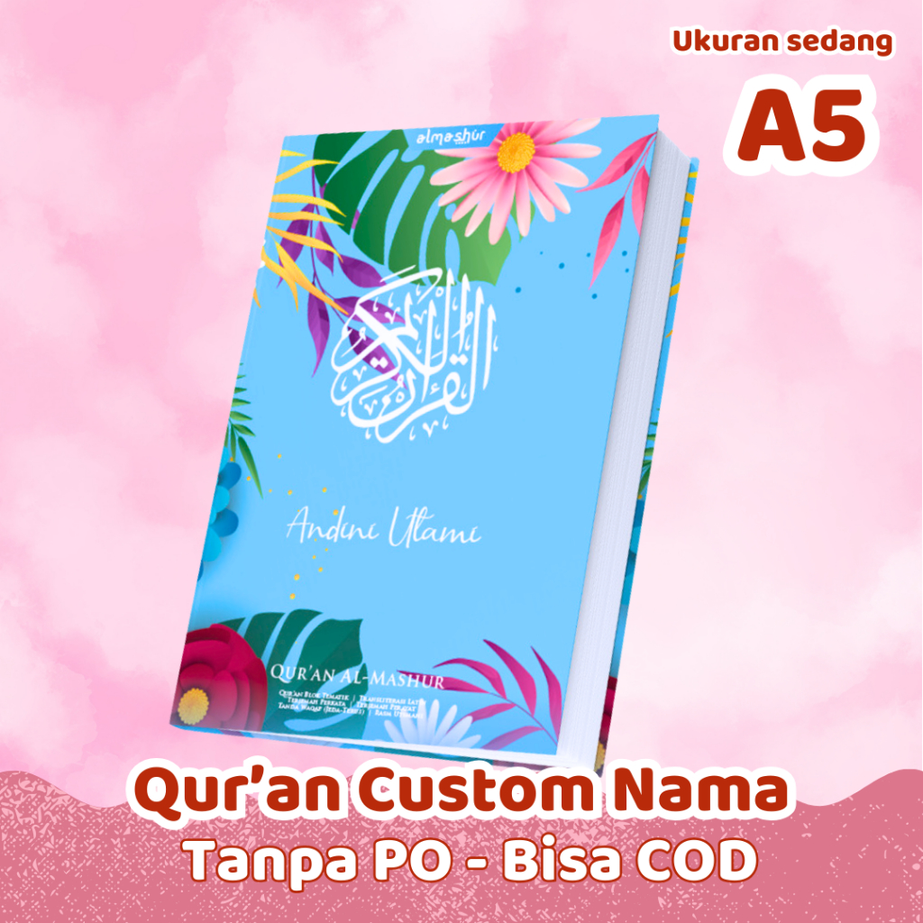 Jual Quran Custom Nama (Bisa Tulis Nama di Cover) Al Quran Tematik 2 ...