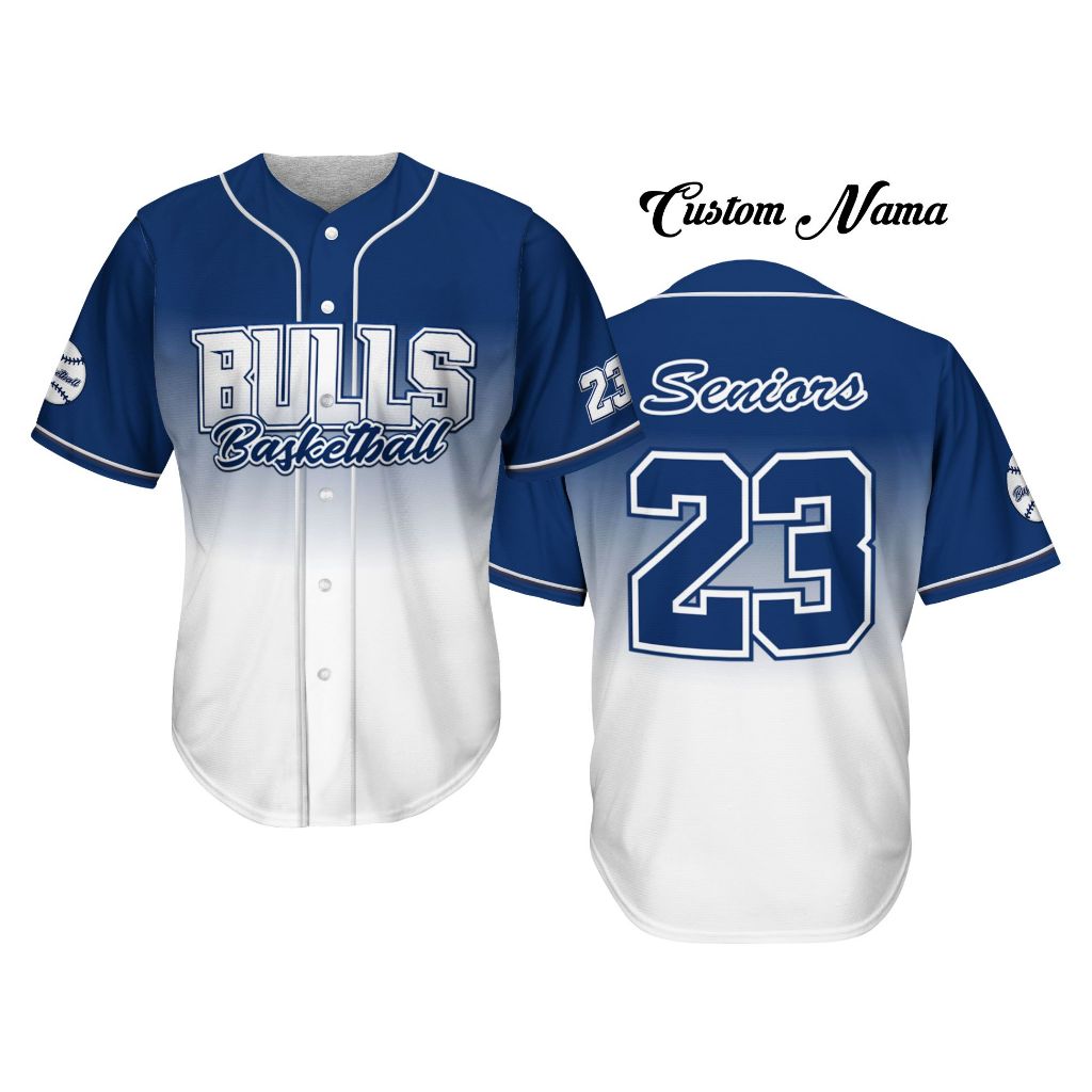 Jual BAJU JERSEY BASEBALL PRIA WANITA PRINTING CUSTOM NAMA , NOMOR ...