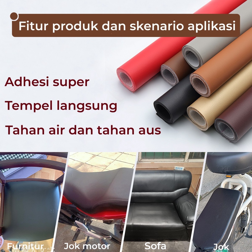 Jual Sticker Kulit PU | Leather Sticker Cover Perbaikan kulit yang ...
