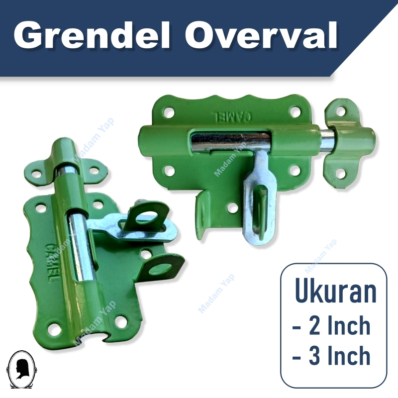 Jual GRENDEL OVERPAL 2" 3" IN KUNCI GEMBOK OVERVAL SLOT PINTU JENDELA ...