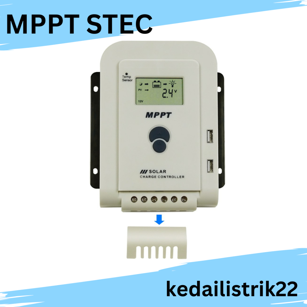 Jual Kontroller 12/ 24V MPPT STEC 20A solar panel /Solar Charge ...