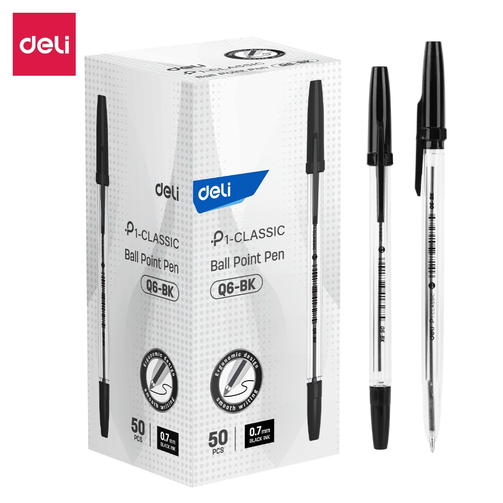 Jual Deli Pulpen Ballpoint 0.7mm Penulisan Halus Tinta Lancar ...