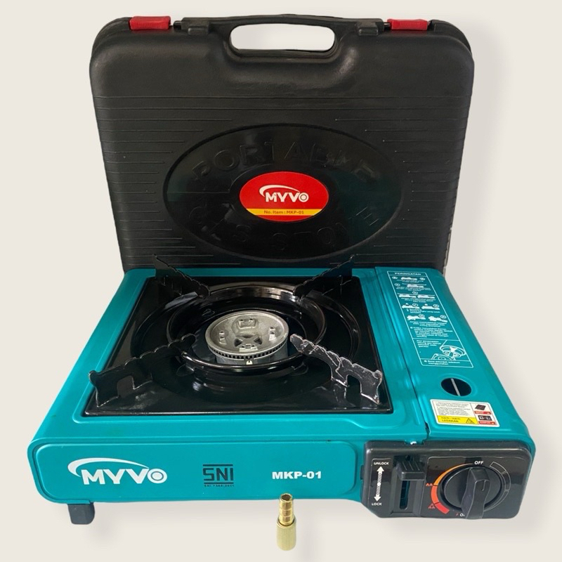 Jual Kompor Camping Gas Portable 2 In 1 MYVO / Portable Gas Satu Tungku ...