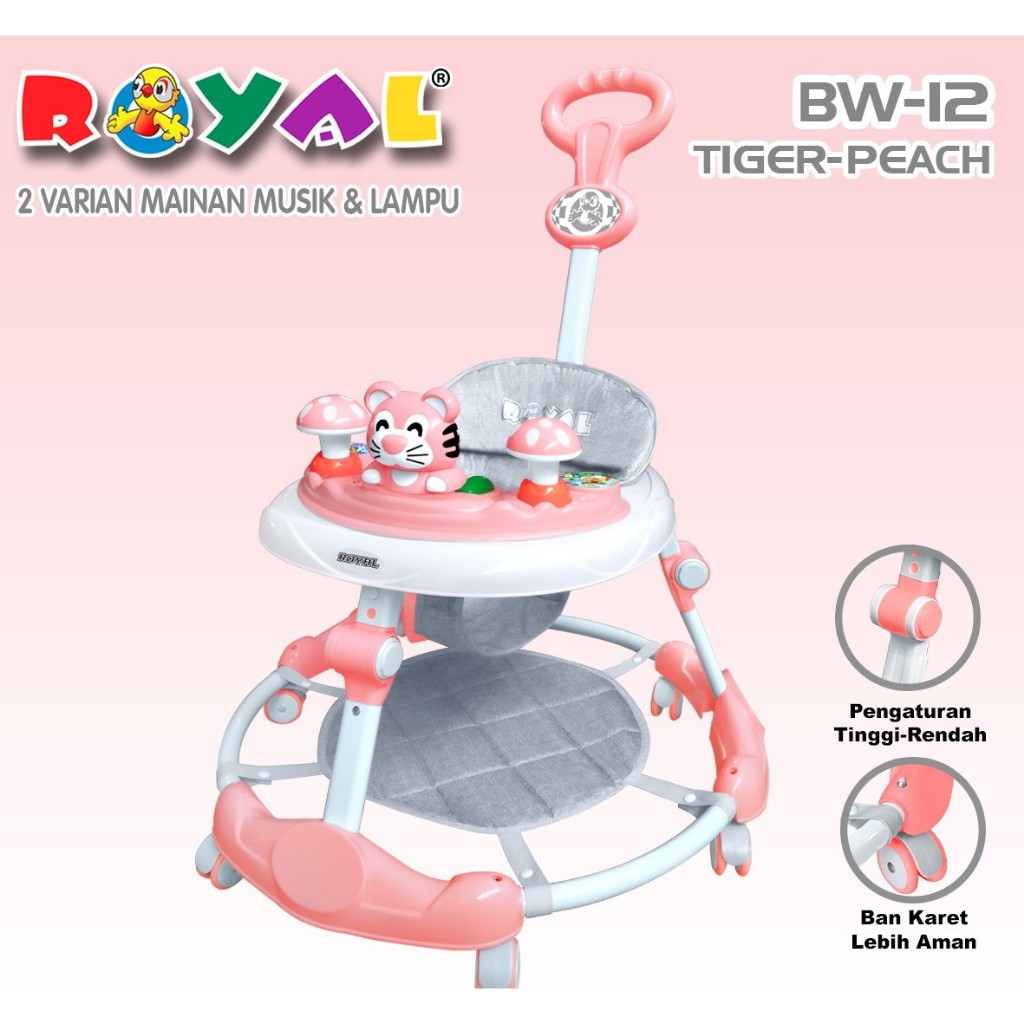 Jual ROYAL BABY WALKERALAT BELAJAR JALAN BAYI BW-12 | Shopee Indonesia
