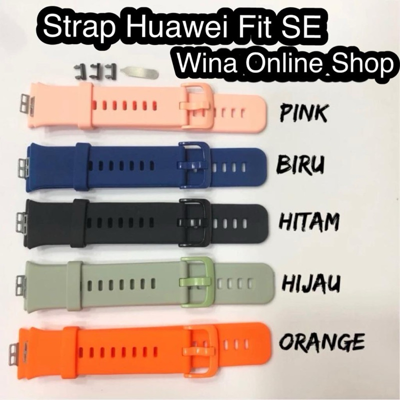 Jual Strap Huawei Fit SE / tali jam Huawei se / Strap polos Fit SE ...