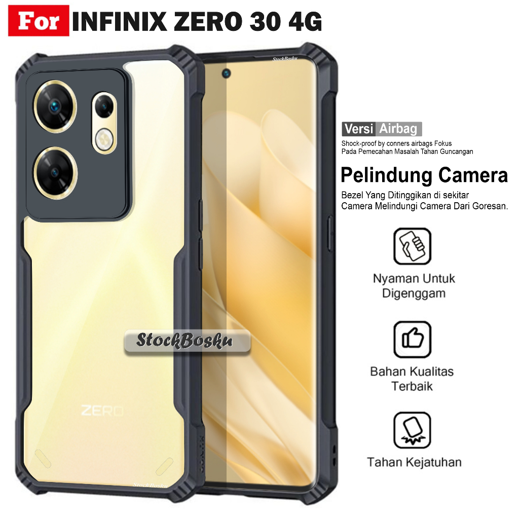 Jual Case Infinix Zero 30 4G 5G Shockproof Fusion Armor Transparant ...