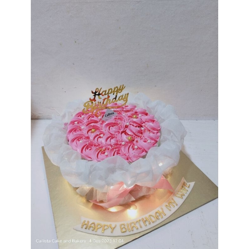 Jual Bouquet Cake Design 2 / Sweety Cake / Cake Ultah Cantik / Kue ...