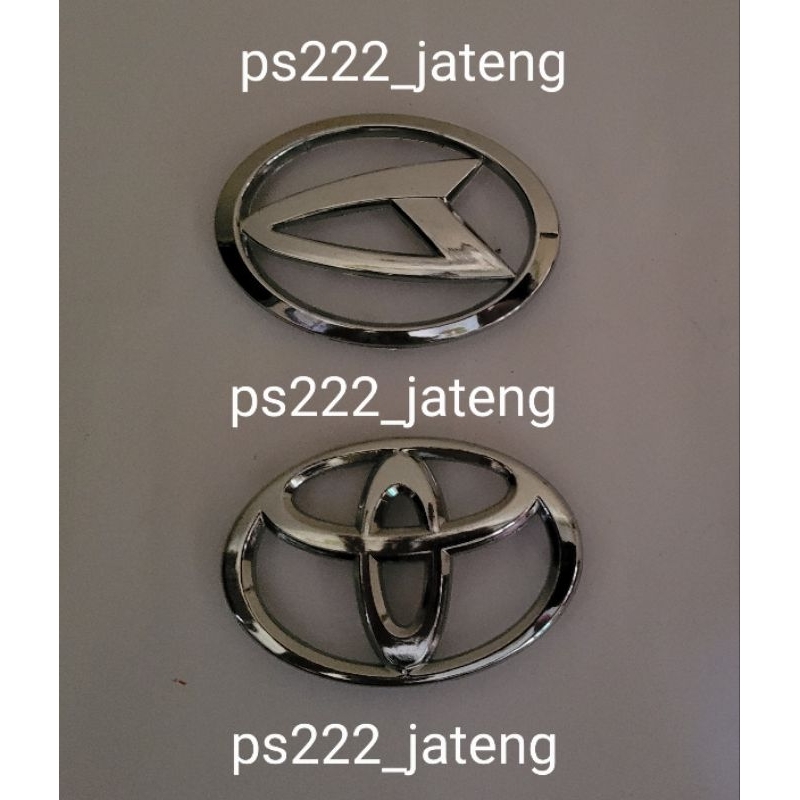 Jual emblem logo stir toyota daihatsu / logo stir toyota / logo stir ...