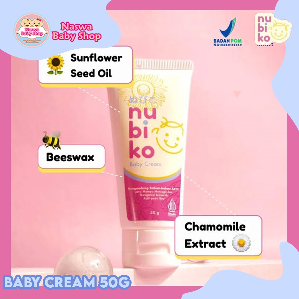 Jual Nubiko Baby Cream Krim Penghilang Bekas Luka 50g | Shopee Indonesia