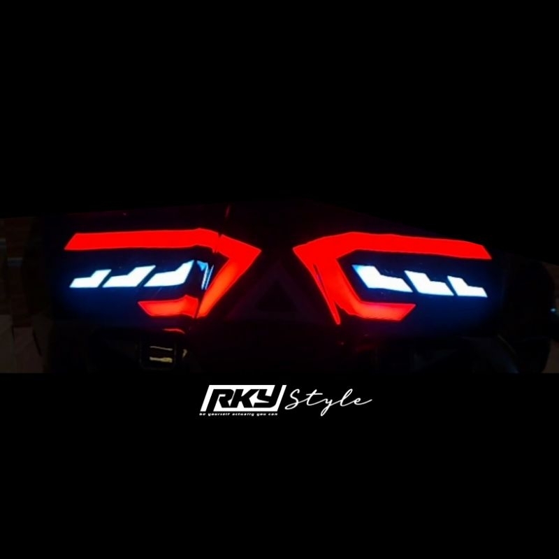 Jual Stoplamp custom vario led new 125/150 model lambo running mode ...
