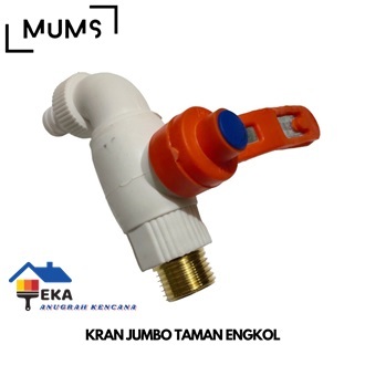 Jual EAK - KRAN AIR TEMBOK JUMBO DRAT KUNINGAN ASLI KUAT BAGUS AWET PVC ...
