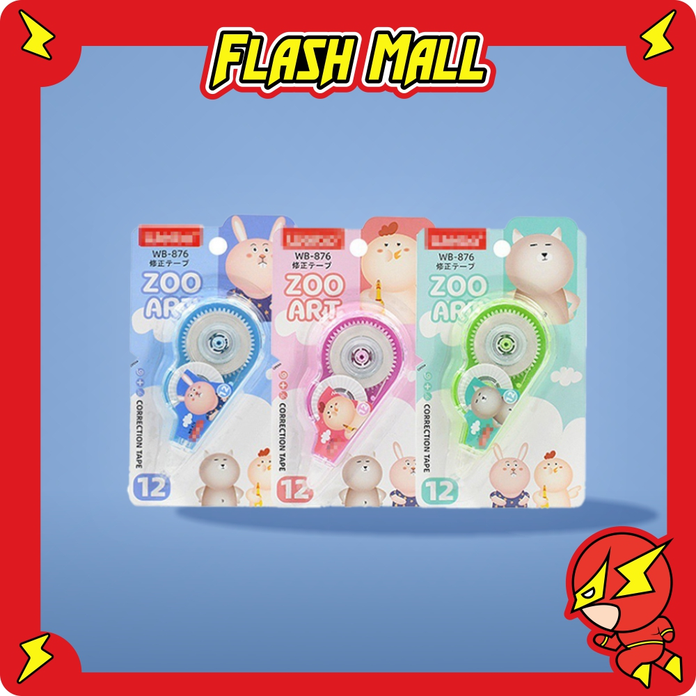 Jual FLASHmall S002 Correction Tape Students Stationary School Supplies ...