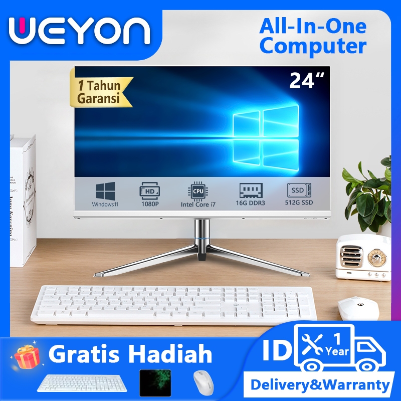 Jual Weyon DHP PC Computer All in One Computer Baru Core I5/I7 RAM 8GB/16GB+SSD 128GB/256GB ...