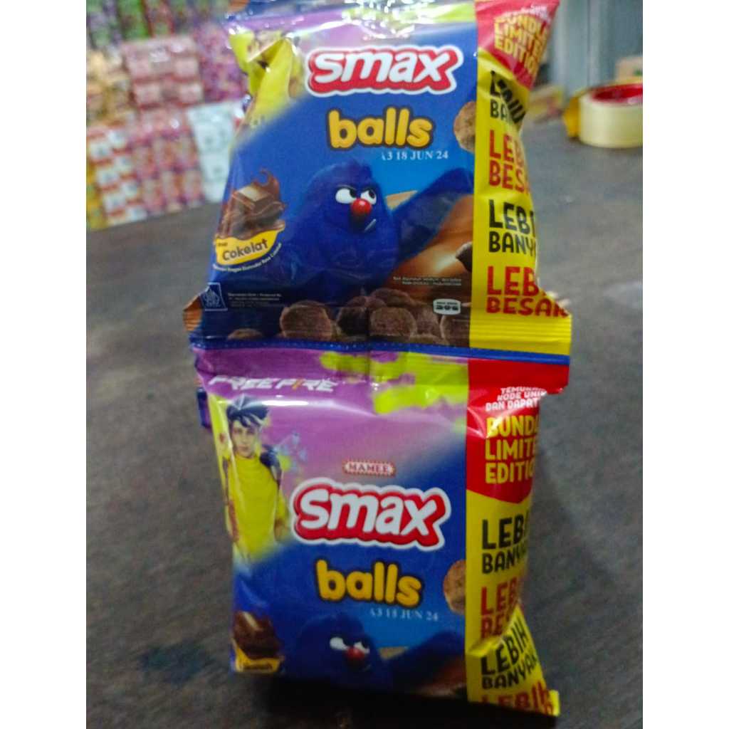 Jual Snack Smax Balls Rasa Coklat dan Keju 10gr Ciki Chiki Enak dan ...