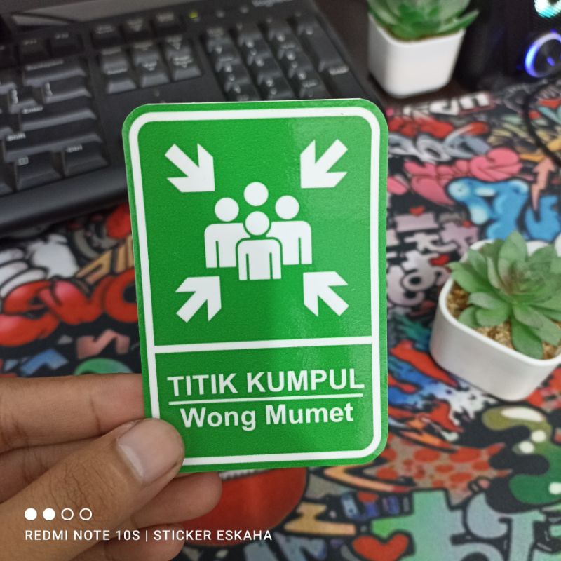 Jual Stiker Titik Kumpul Wong Mumet Wong Tulus | Shopee Indonesia