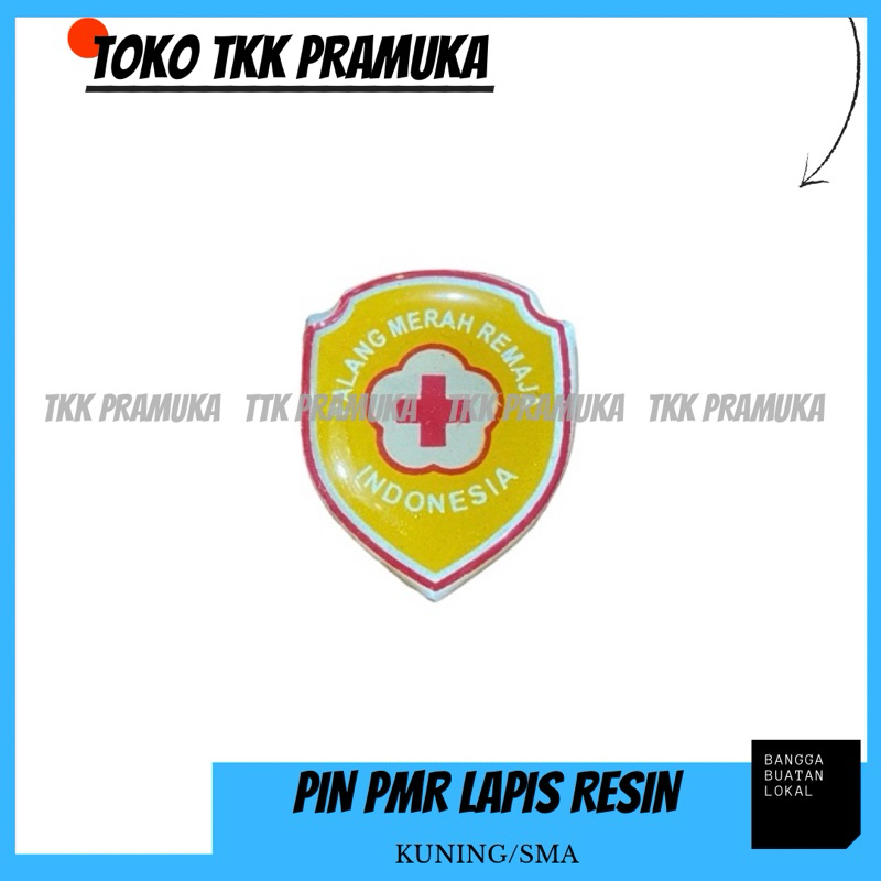 Jual Pin PMR lapis resin (kuning/SMA) | Shopee Indonesia