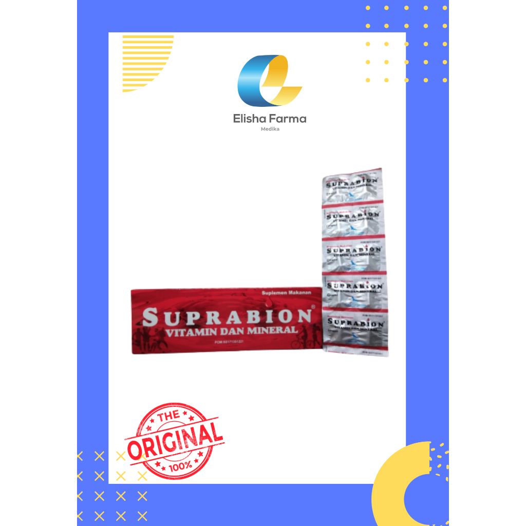 Jual Suprabion Kapsul (Strip 10kapsul) Suplemen Multivitamin Zat Besi ...