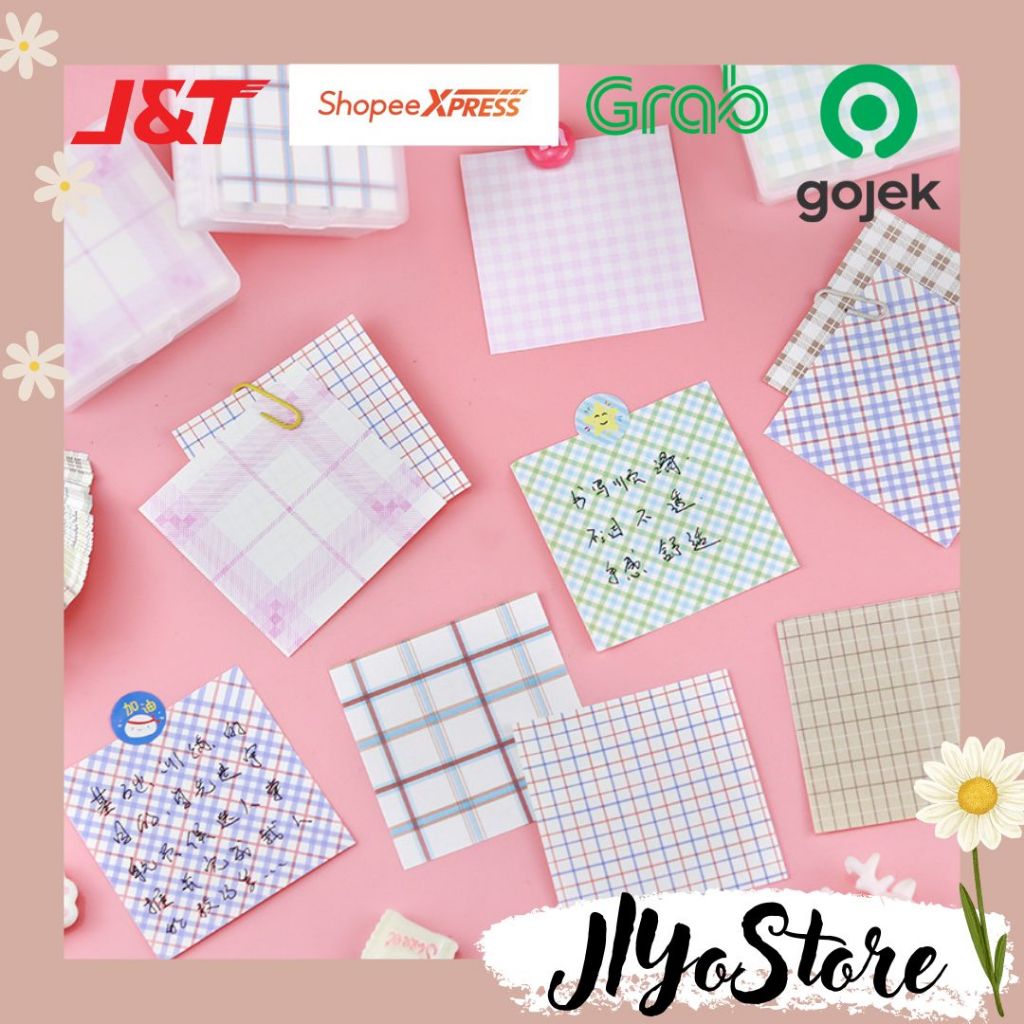 Jual Memo Paper Notes Kertas Pengingat Planner Stationery Bujo Journal ...