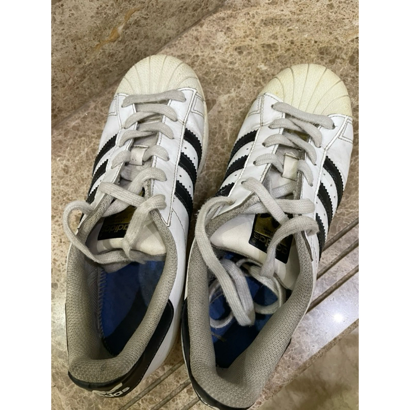 Jual PRELOVED adidas superstar shoes sepatu sneakers white putih wanita ...