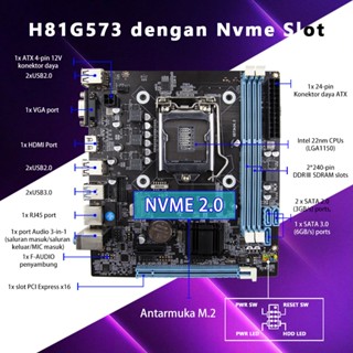 Jual AISURIX Motherboard Colorful H81M-K PLUS V23B (LGA1150, H81, DDR3 ...