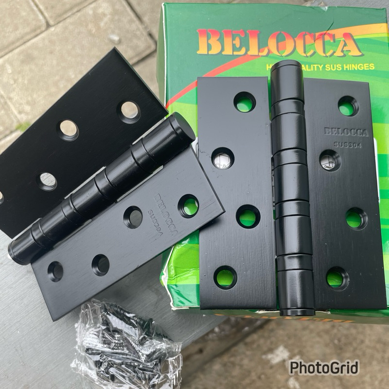 Jual Engsel 5 Inch Hitam Black/ Dekkson Engsel Pintu Stainless Nicole ...
