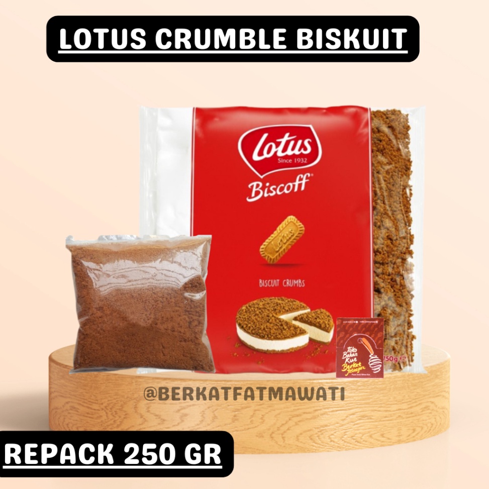Jual KODE DUP074 LOTUS CRUMBLE BISCUIT 250 GR/REMAHAN BISKUIT BISCOFF ...