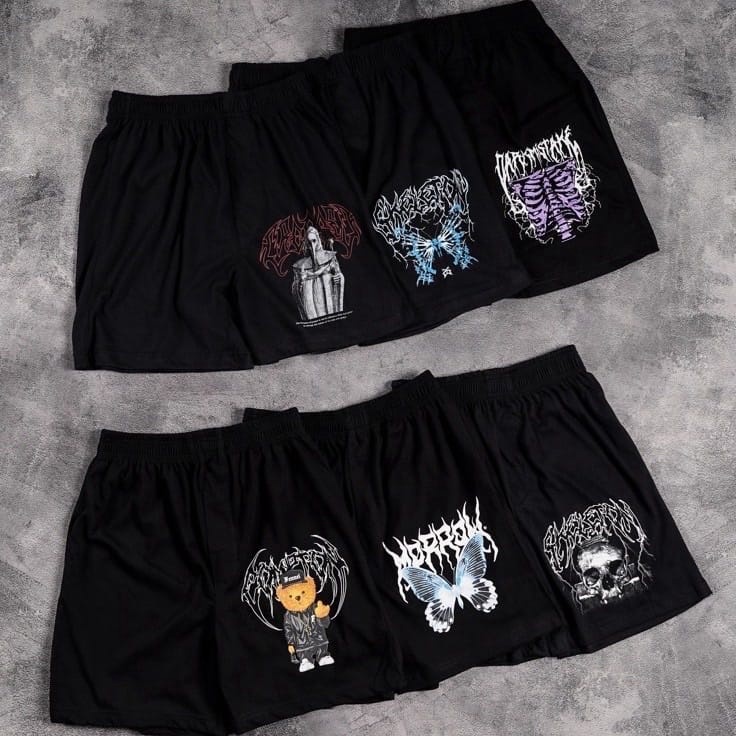 Jual MODEL SNW291 AFI - EC - Boxer Black Motif Distro | Shopee Indonesia