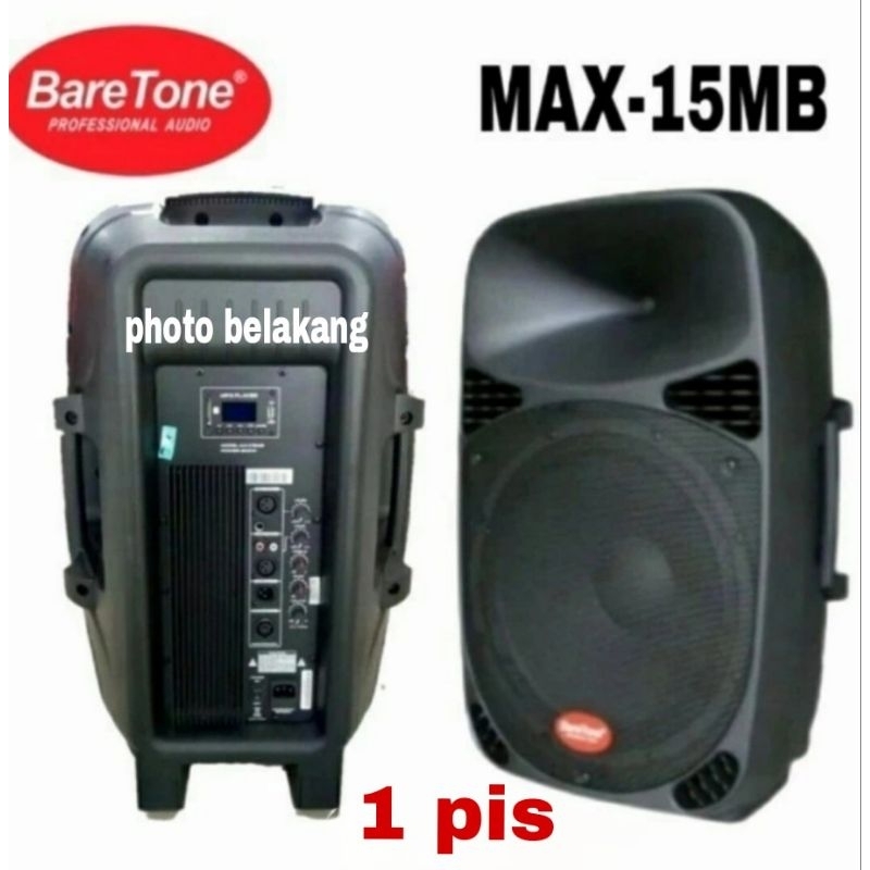 Jual Speaker Aktif Baretone 15 Inch Max15mb 15mb Bluetooth Mic Wireless