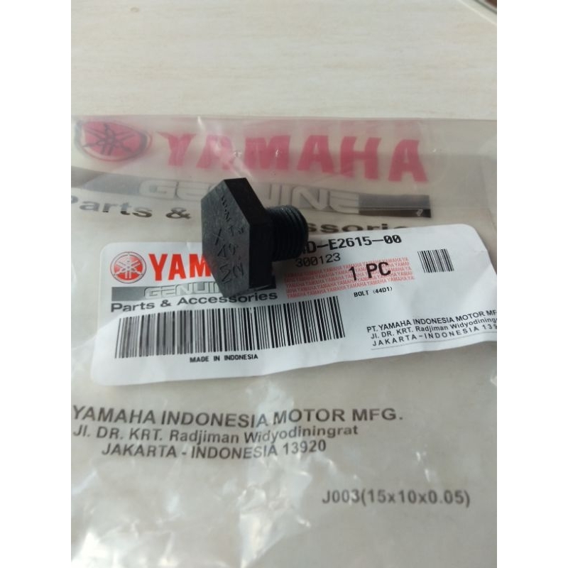 Jual Baut Tutup Pembuangan Air Radiator Yamaha Xeon (44D) 100% Original ...